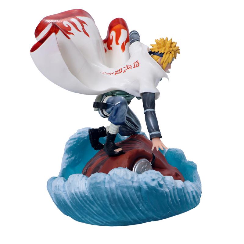 Buy Naruto Figure Namikaze Minato Toad Bunta Yondaime Hokage Ornament ...
