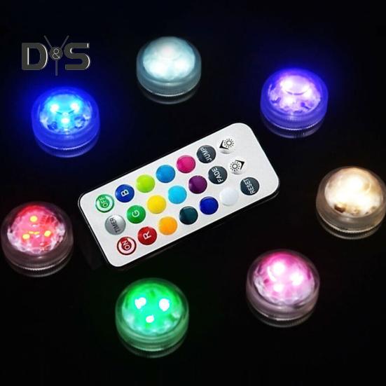Round Car Ambient Light IP68 Waterproof Beautiful Auto Inner Decorative ...