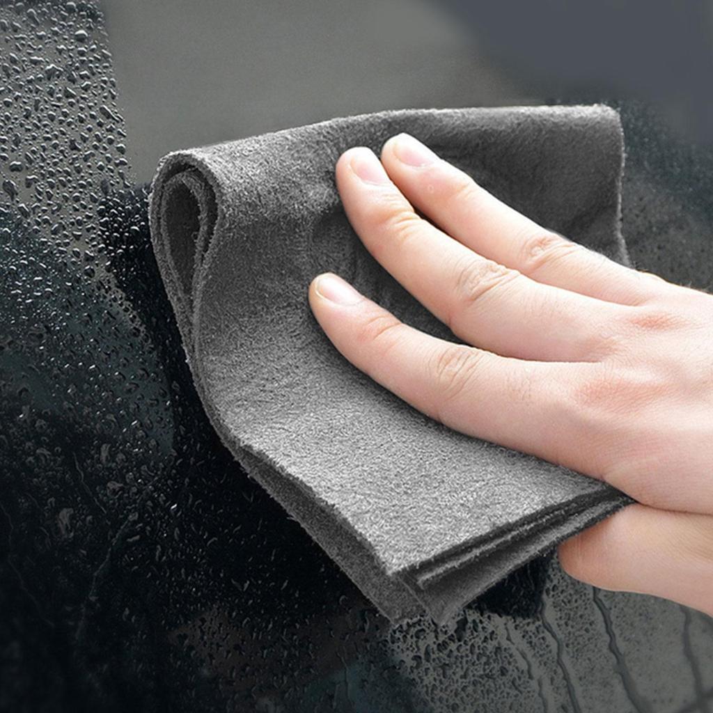 Buy 5Pcs Thickened Magic Cleaning Cloth Microfiber Surface Polishing ...