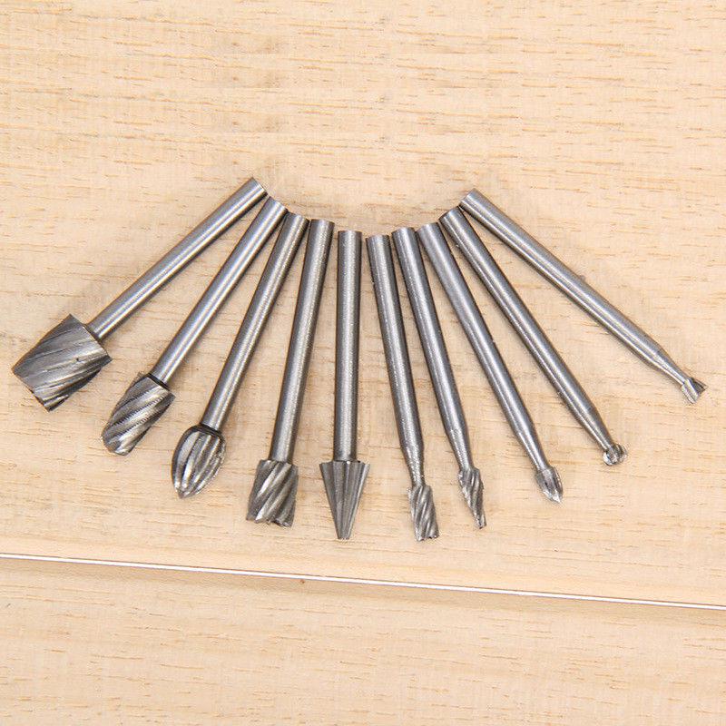 Cheap 10Pcs Shank HSS Titanium Router Bits Wood Cutter Milling Rotary ...