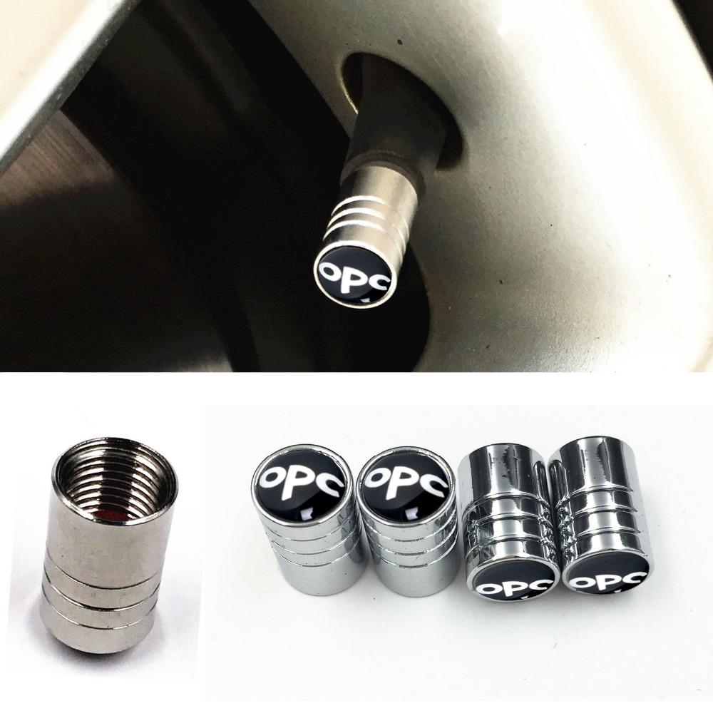 Buy 4pcs Car Stickers Badge Case Wheel Tire Valve Caps Car Emblem For ...