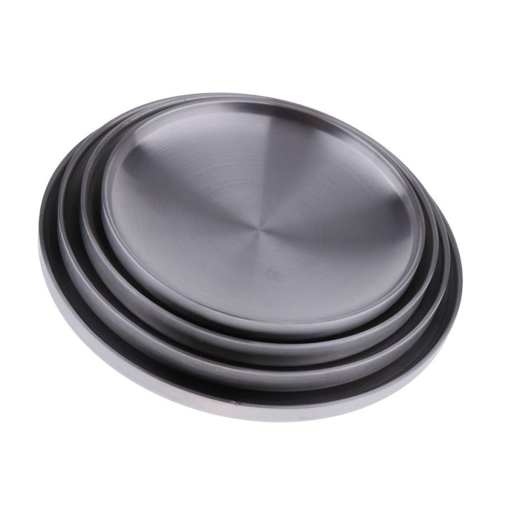 Buy Dinner Plate DoubleLayer Insulated Dishes Camping Barbecue ...