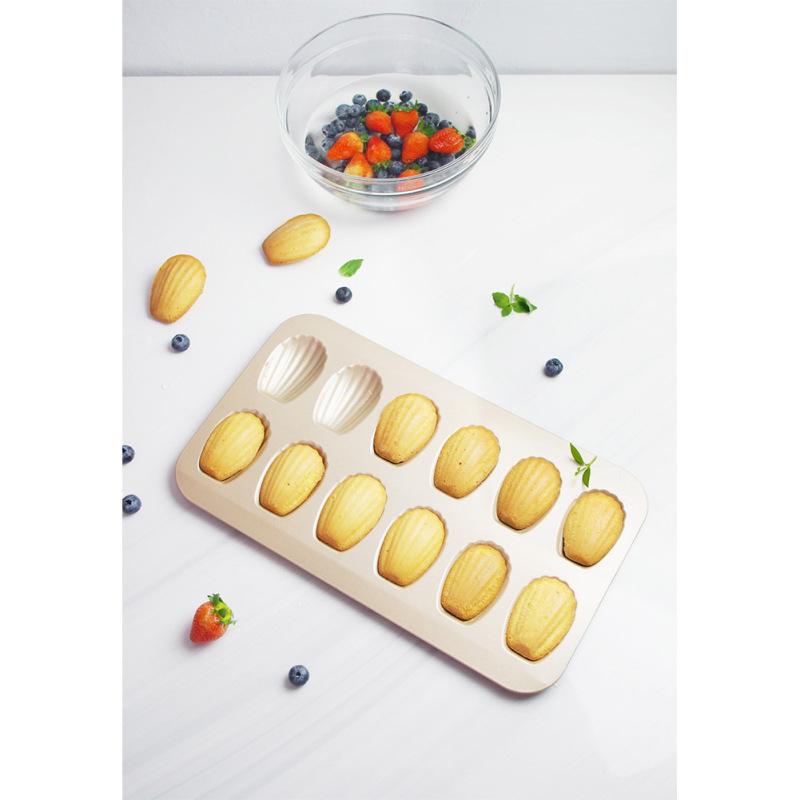 Satın alın 12Holes Thicken Madeleine Shell Cookie Mold 1Biscuits Cake ...