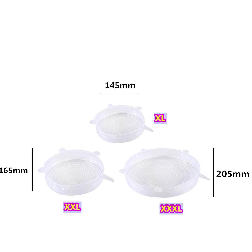 Buy 6Pack Universal Elastic Fresh Tools For Non-toxic Fresh And Durable ...