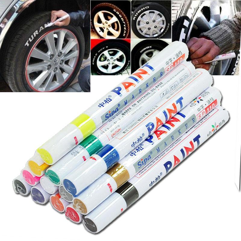 Buy PDTO Car Tyre Tire Tread Rubber Permanent Paint Marker Pen ...