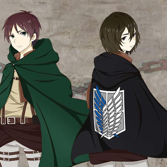 Buy MSWH Comfortable Wearing Polyester Attack on Titan Cloak for Cloak ...