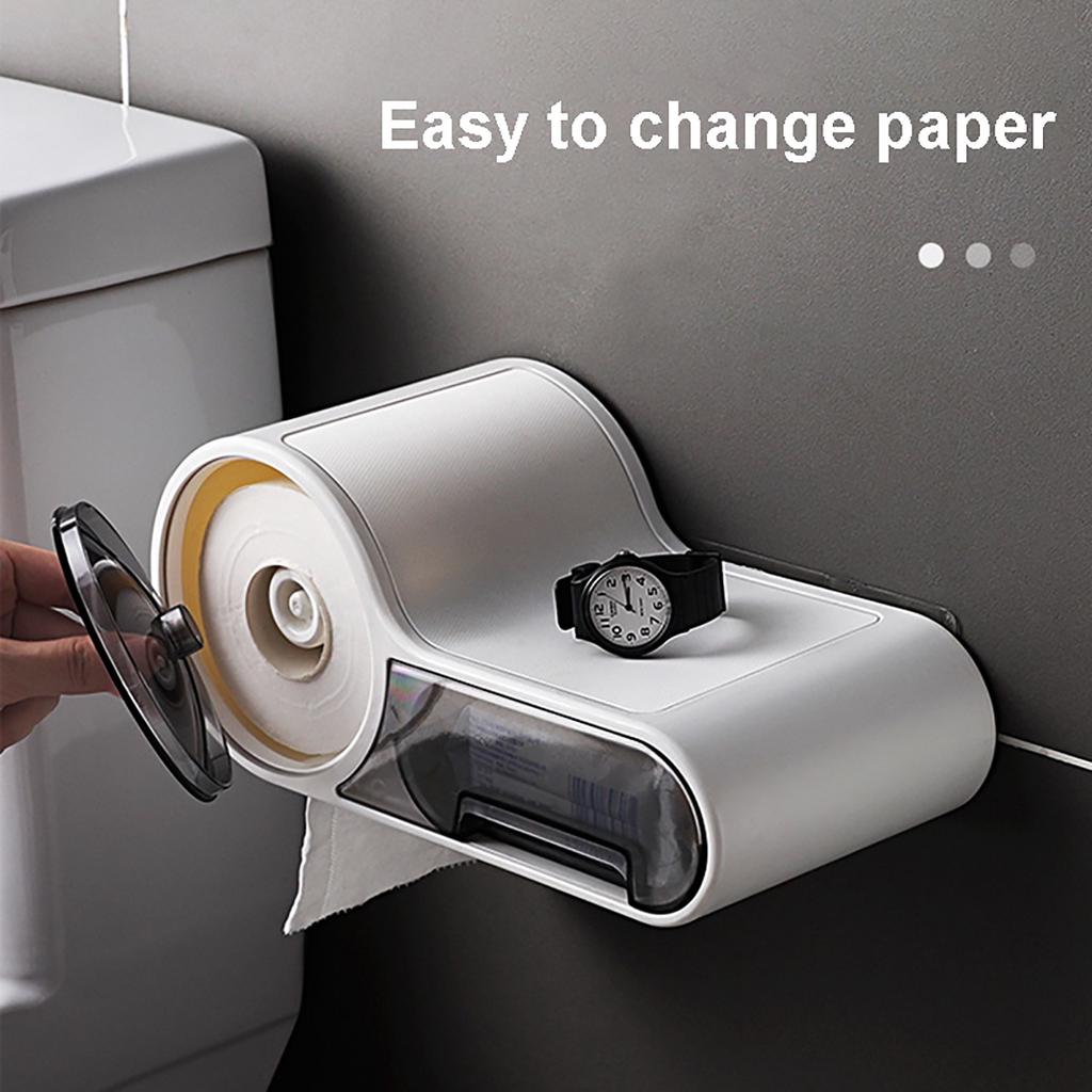 Buy Wall Mounted Waterproof Toilet Paper Holder Creative Plastic Tissue