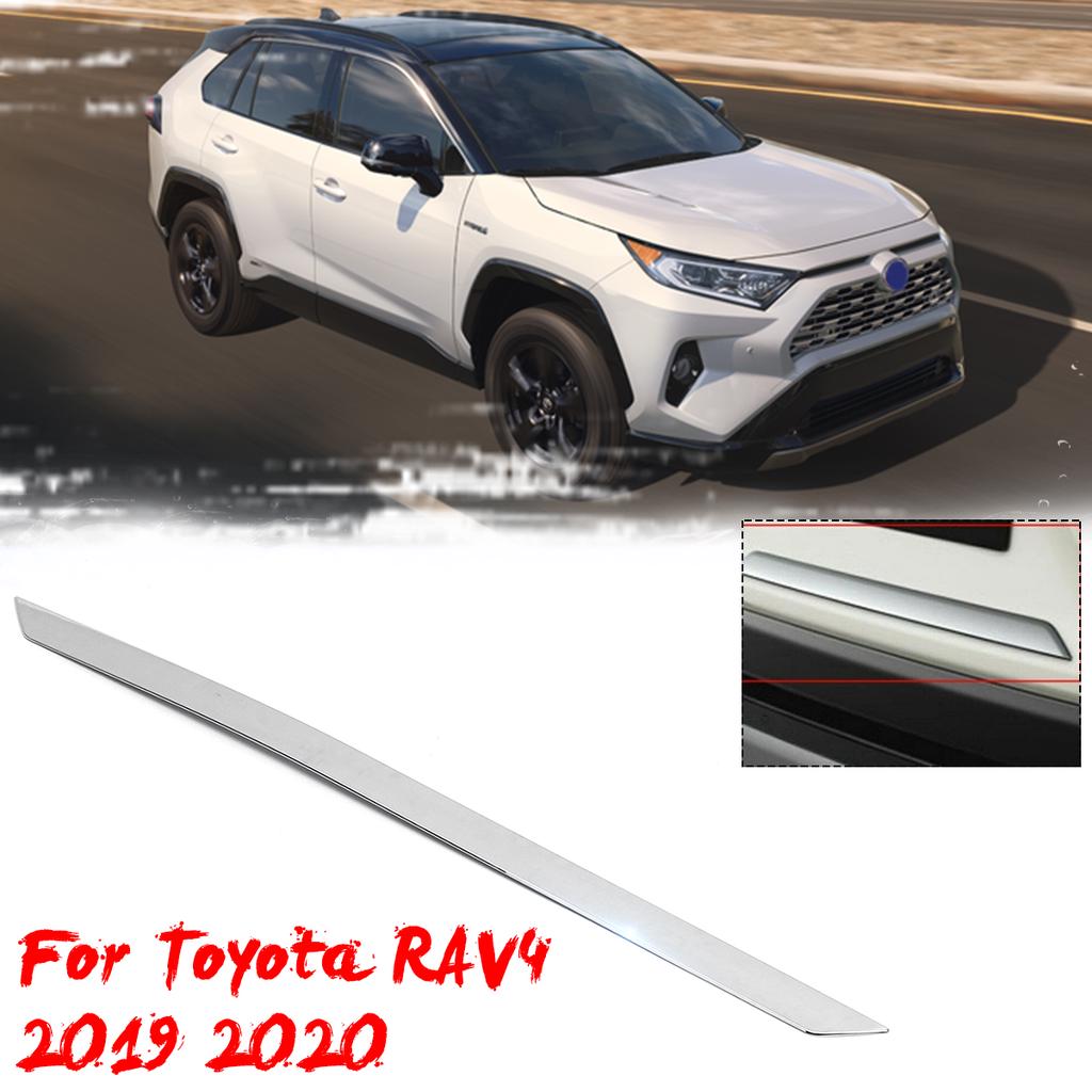 Buy ABS Chrome Rear Trunk Lid Licence Plate Under Trim For Toyota Rav4 ...