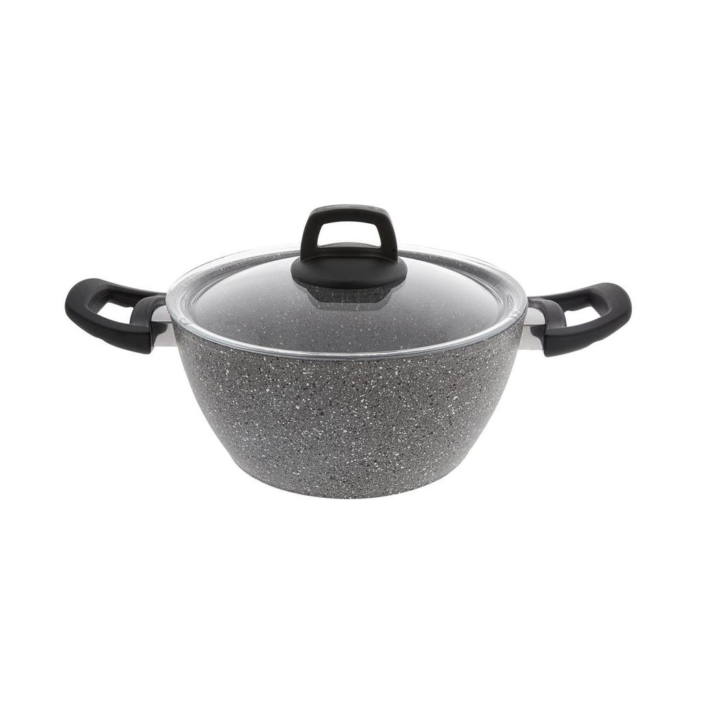 Cheap Nero Gray 7 Piece Granite Cookware Set | Joom