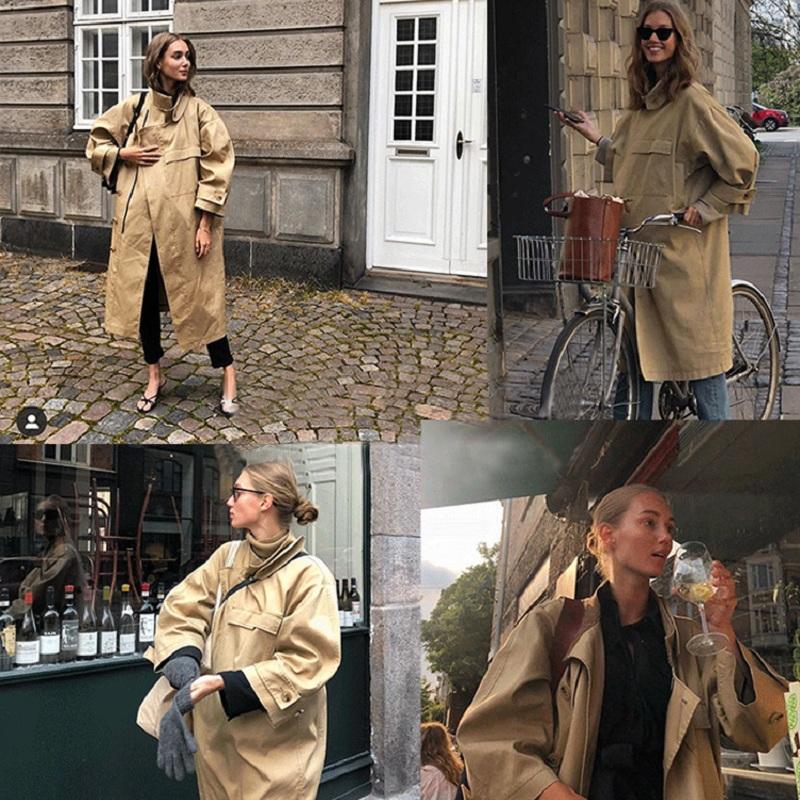 Cheap DFVF Women's Windbreaker Spring and Autumn New Long Silhouette ...