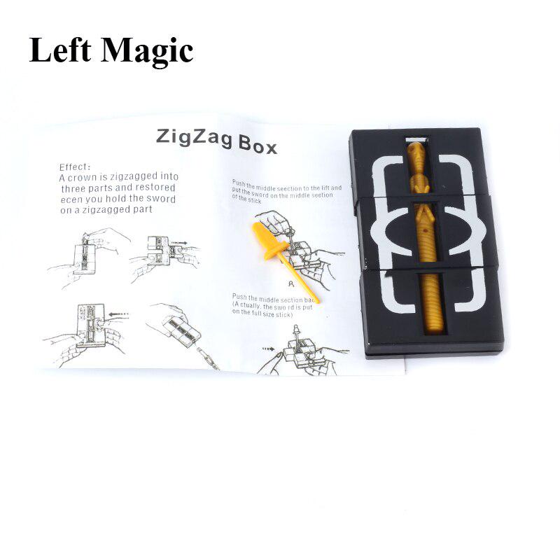Buy ZigZag Box Magic Tricks Mummy Cut To Three Sections Recovery Magic ...