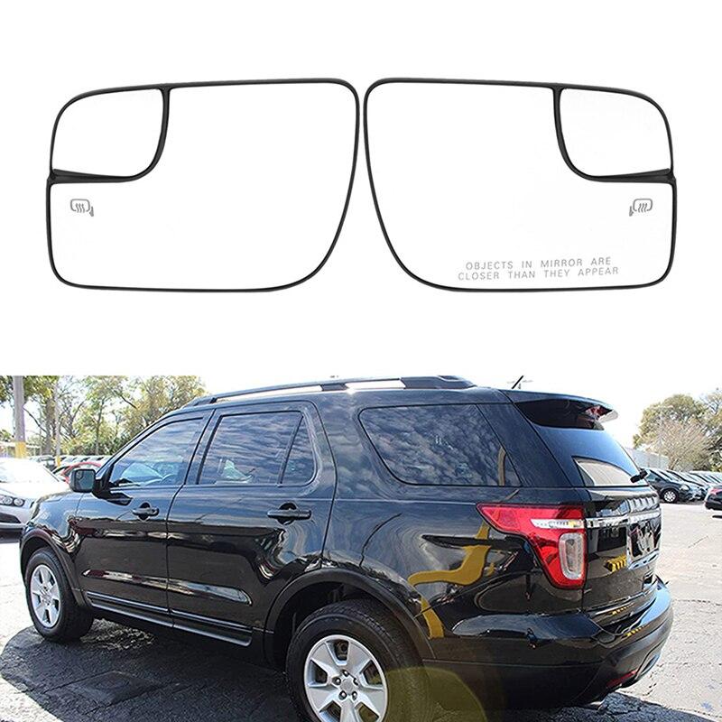 Buy Car Side Heated Wing Rearview Mirror Glass Replacement Part White ...