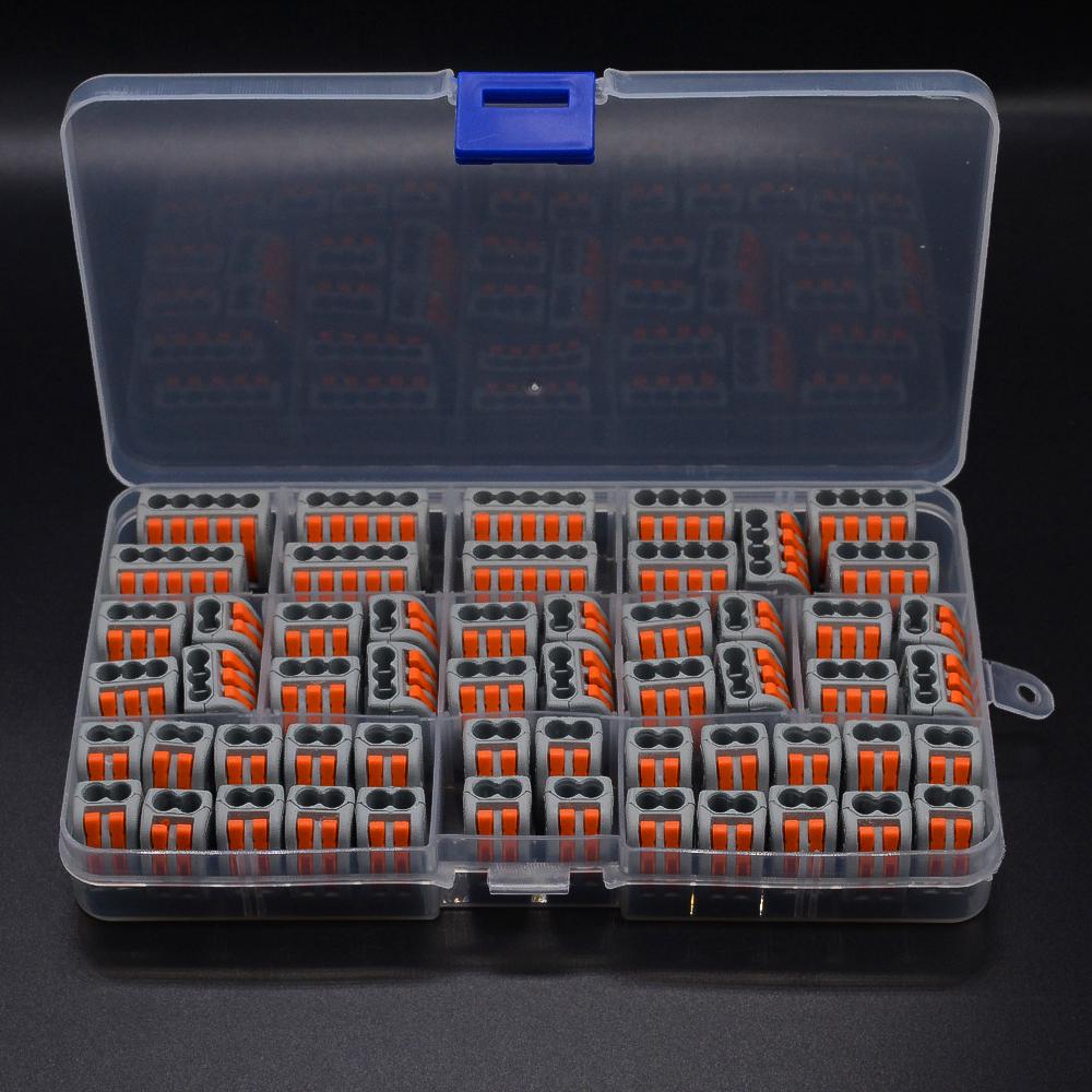 Cheap 55Pcs 4Style Multi-Type Wire Connector Boxed Universal Compact ...