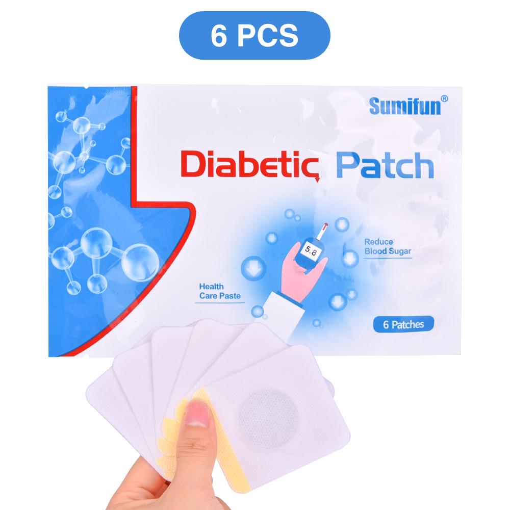 Buy 6pcs/bag Diabetic Patch Diabetes Herbal Diabetes Cure Lower Blood ...