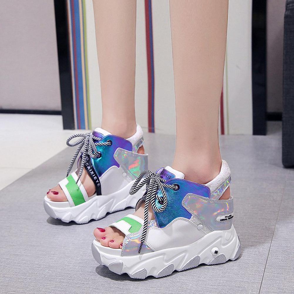 Moda Dantel Süper Yüksek Topuklu Yükseklik Artırıcı Platform Kadın ...