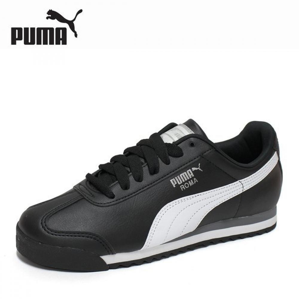 Cheap Puma Puma Roma Basic Leather Sneakers Black Men Women Leather ...