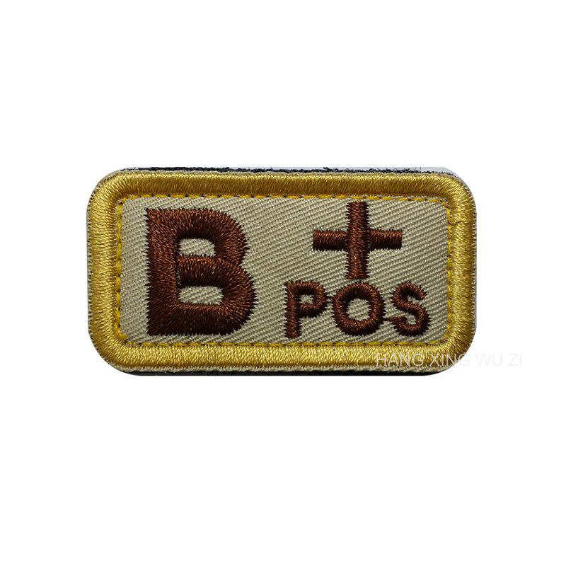 Cheap 3D Patches Blood Positive Embroidered Tactical Patch Tactical ...