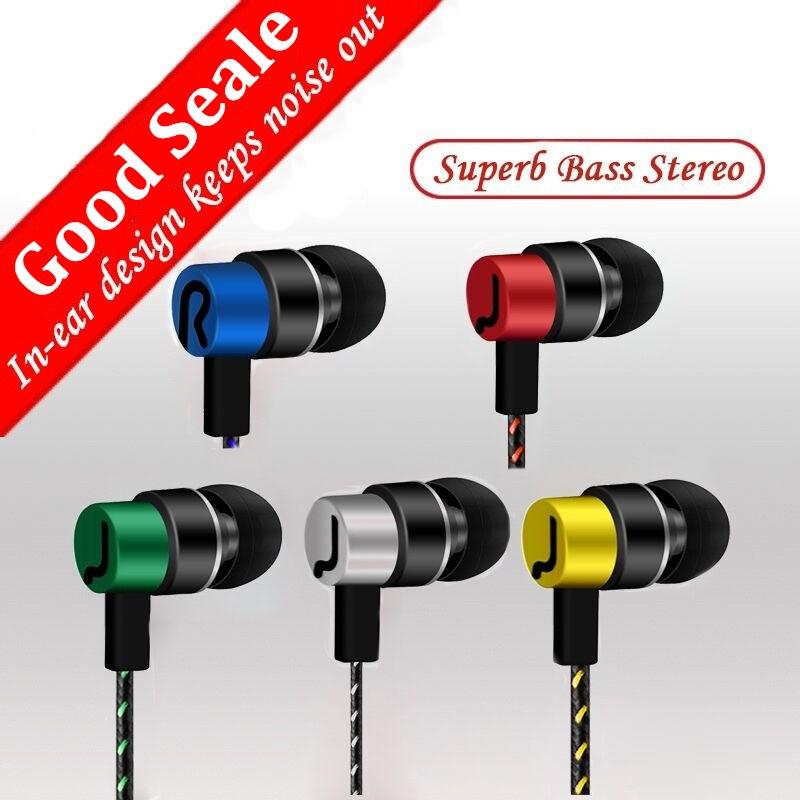 Buy 5 Colors Super Bass Stereo Earphone Earbuds In-ear Earpieces Hifi ...