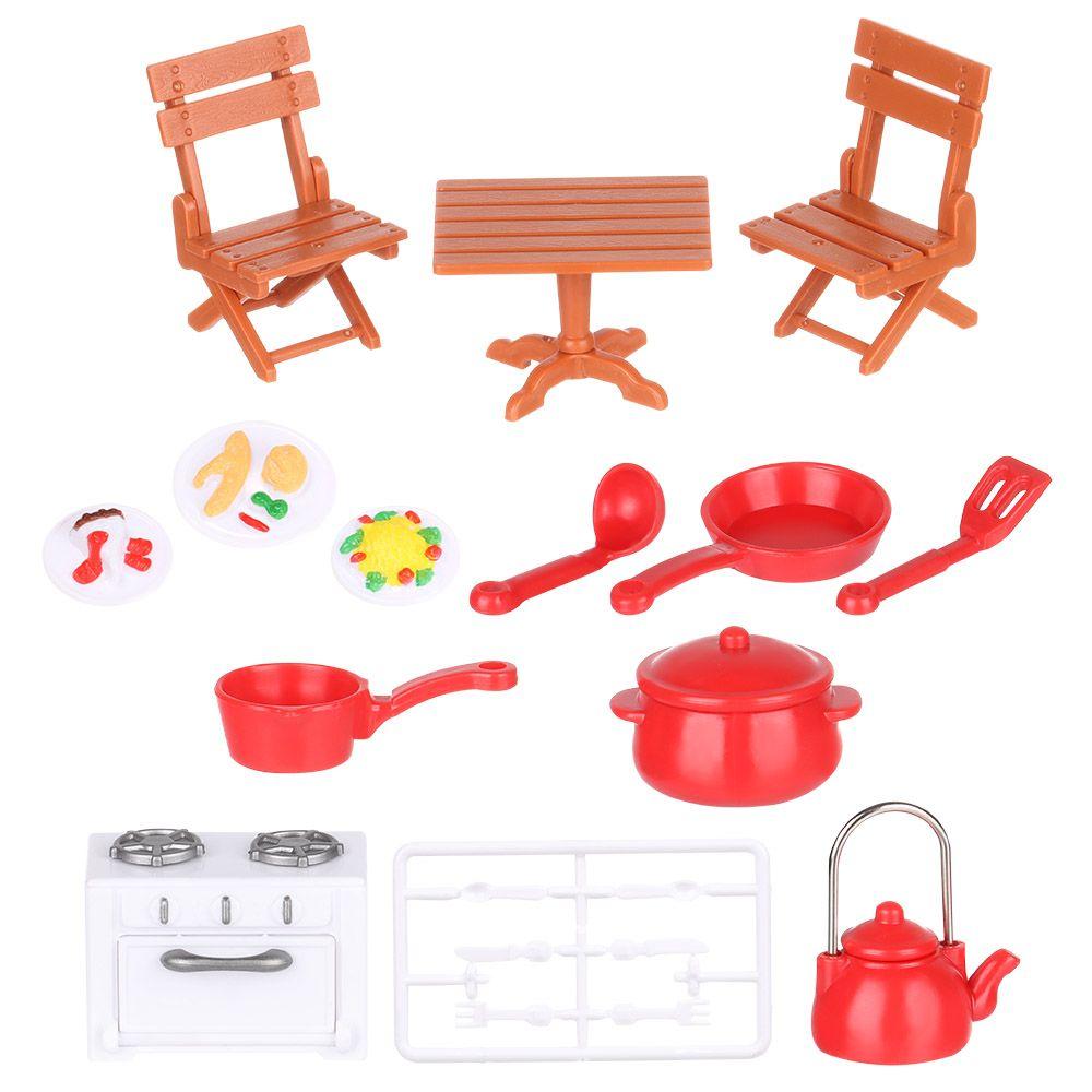 Buy House Decoration Toys Miniature Furniture Kitchen Furniture 1:12 ...