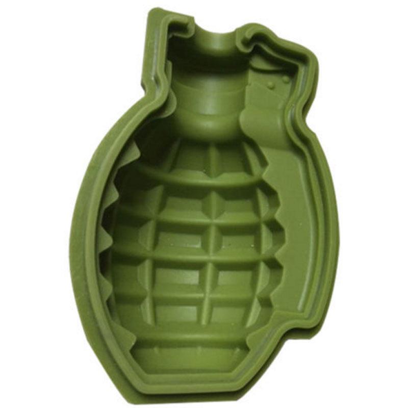 Buy 3D Grenade Shape Ice Cube Mold Ice Cream Maker Party Drinks ...