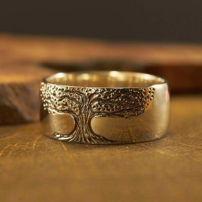 Tree of Life Ring Exquisite Fashion Ring Christmas Gift Ring Mother's ...