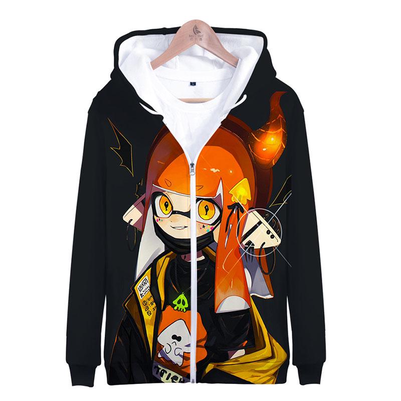 Shooting Game Splatoon 3D Printed Hoodies Boys Girls Long Sleeve Kids ...