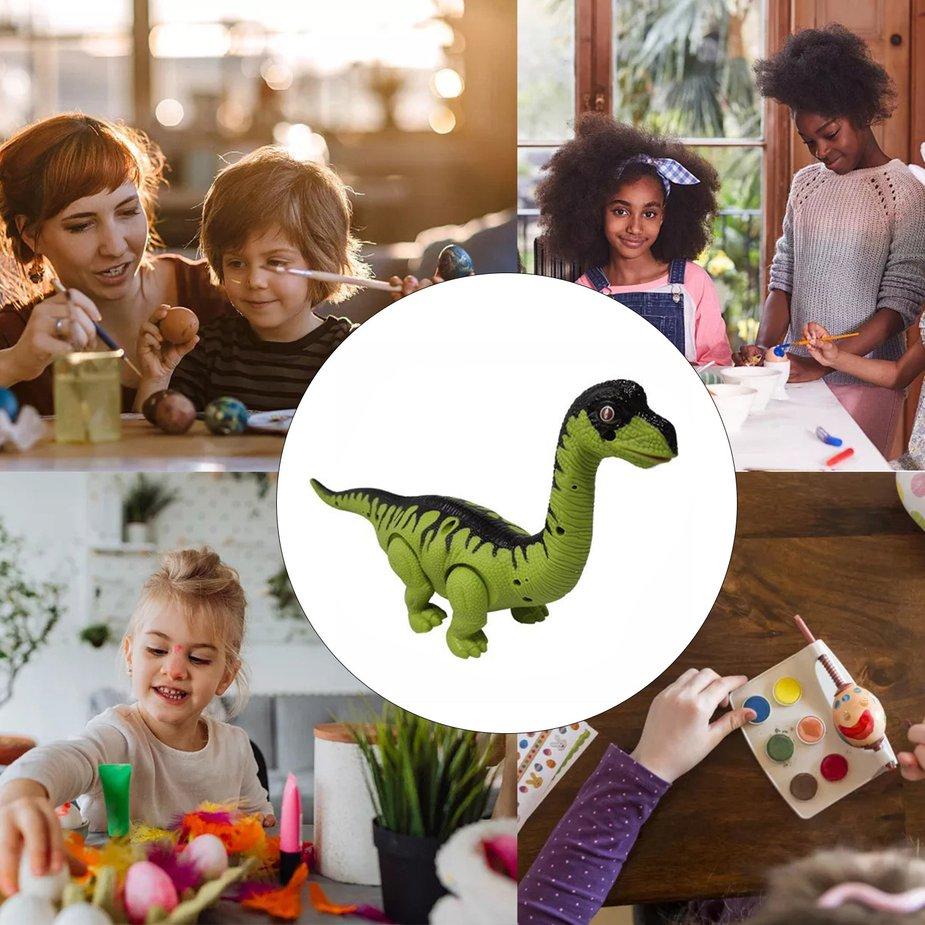 Beauty Dinosaur Model Toy Electric Walking Luminous Sounding ...