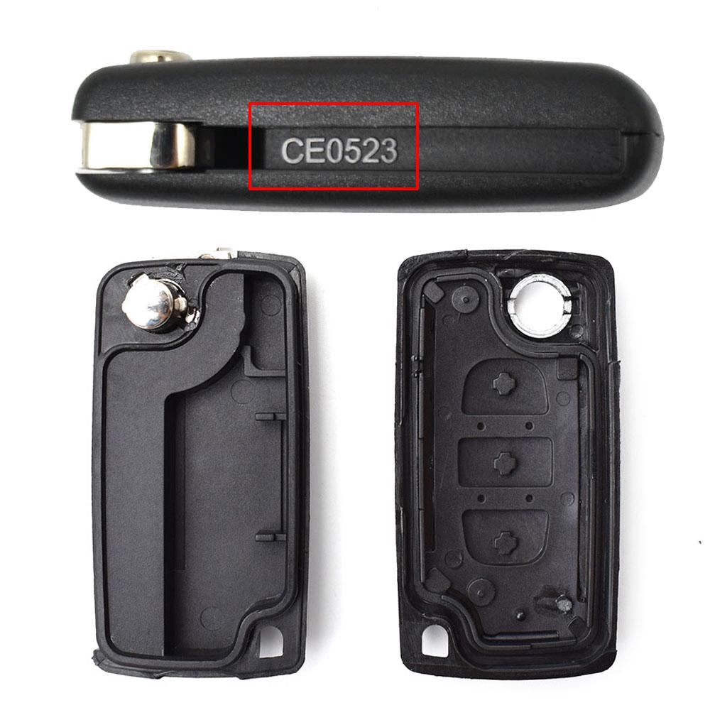 Cheap 3 Buttons Car Flip Remote Key Case Cover Shell Fob For Citroen C2 ...