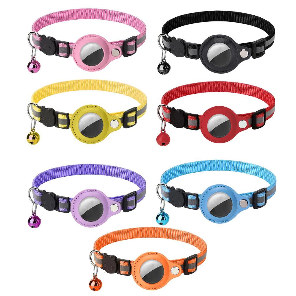 Compre Cat Collar forAirtag Detachable Cat Collars with Bells Safety ...