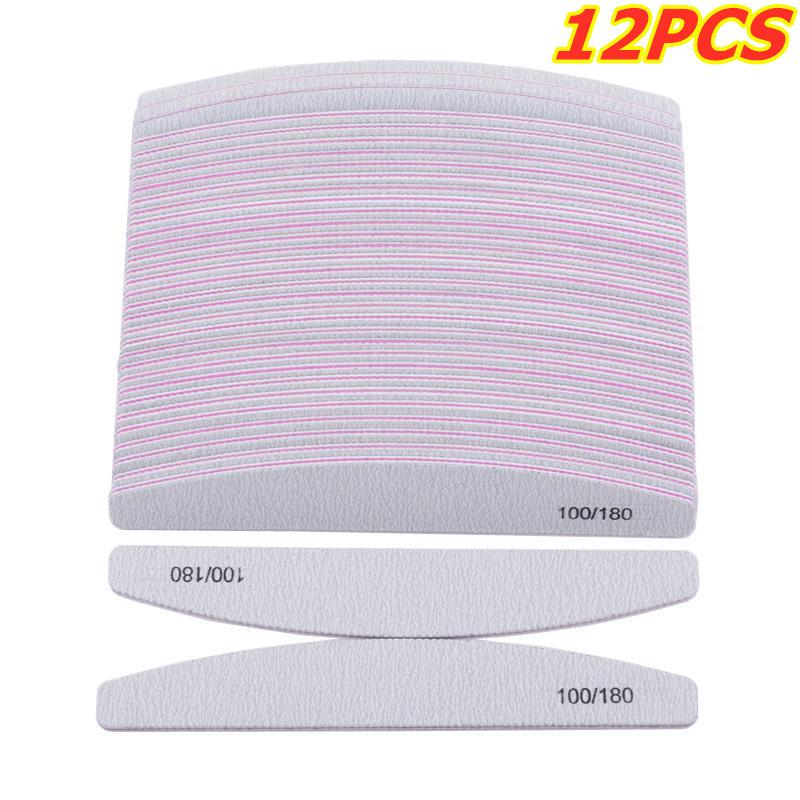 Buy 12PCS Exfoliate Polish Nail Surface Professional Manicure Block ...