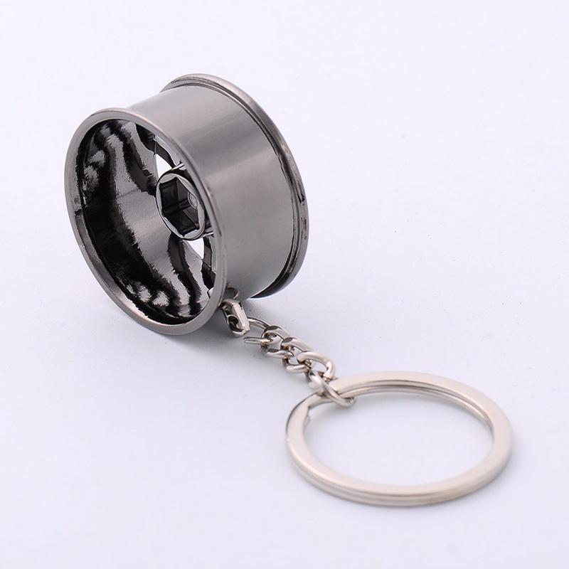 Buy Creative Auto Part Model BBS Wheel Rim Keychain Key Chain Ring at ...