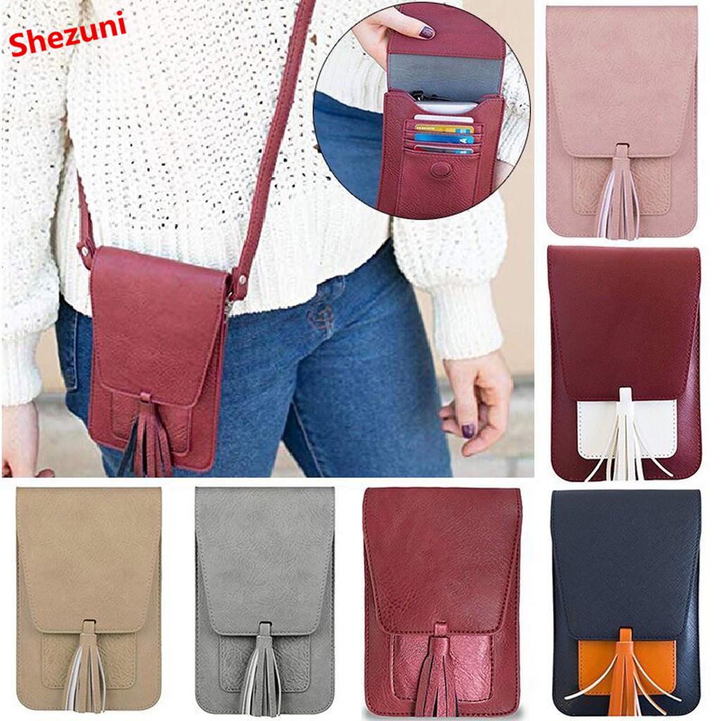 Buy Women Girl Outdoor Fashion Crossbody Shoulder Bags Hand Phone Bag ...