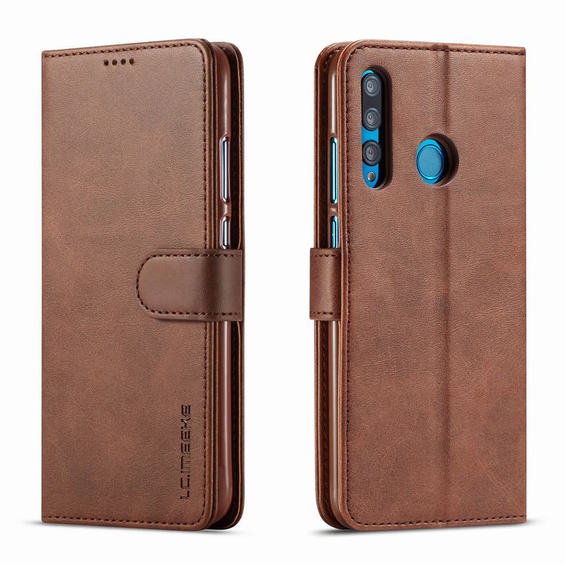 Satın alın For Huawei P Smart 2018 Case Leather Flip Wallet Magnetic ...