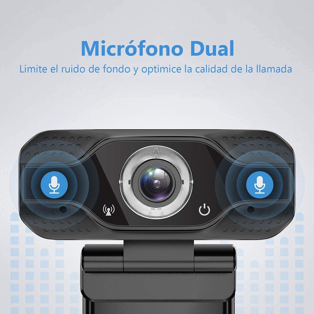 Buy 2MP Webcam with Built-in Mic 3D DNR 1080P HD USB Web Camera for PC ...