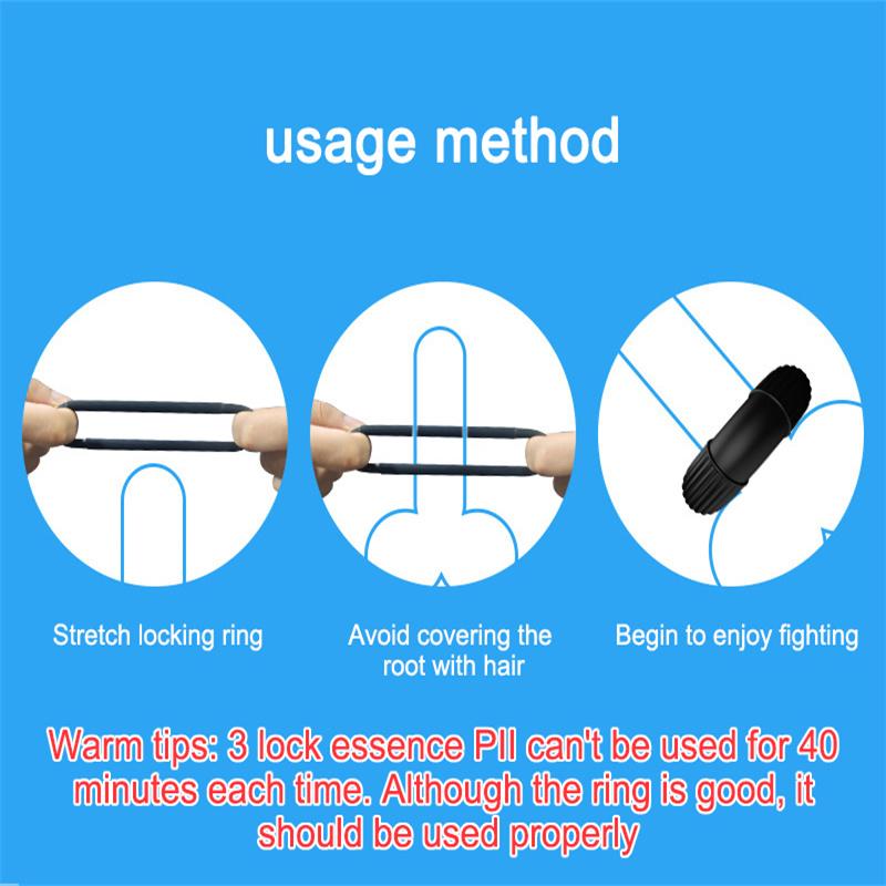 Buy Silicone Mens Erotic Lock Fine Ring Penis Lock Fine Device Adult ...