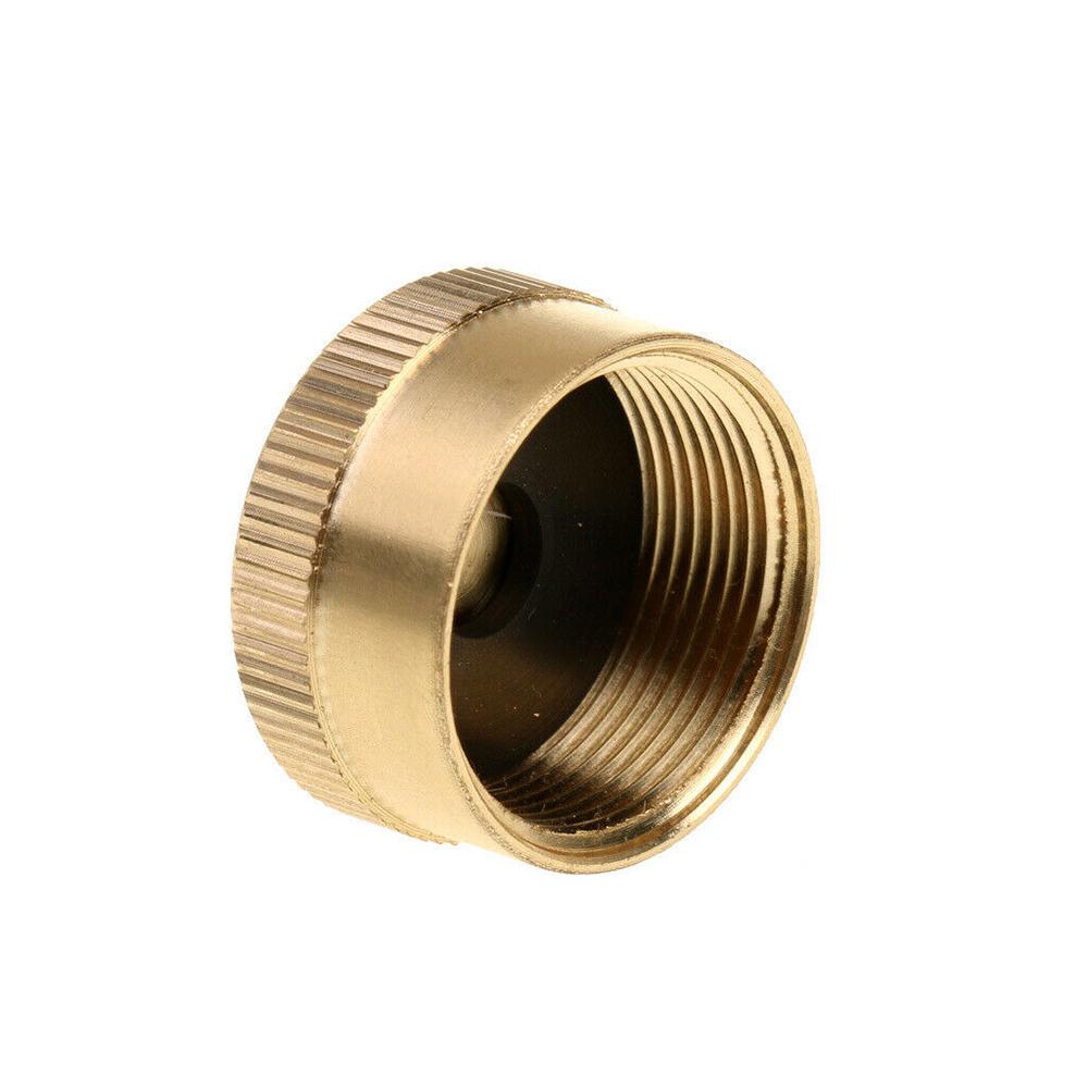 Buy Camping Solid Brass Cap 1 LB Propane Bottle Cap Small Gas Tank ...