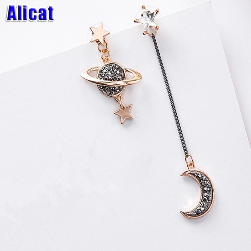 Alicat Moon Star Planet Geometric Dangle Earring Decoration uygun ...