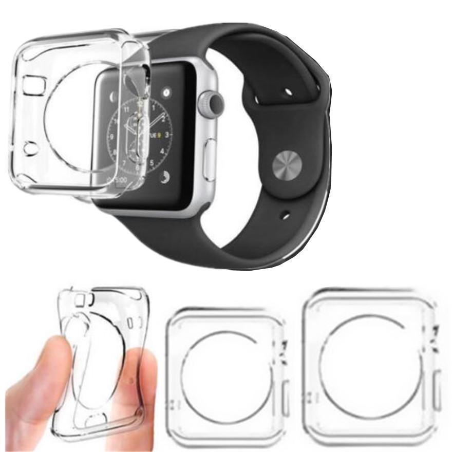 Buy Apple Full Protect Case For TPU Clear Soft Film For iWatch Case 38 ...
