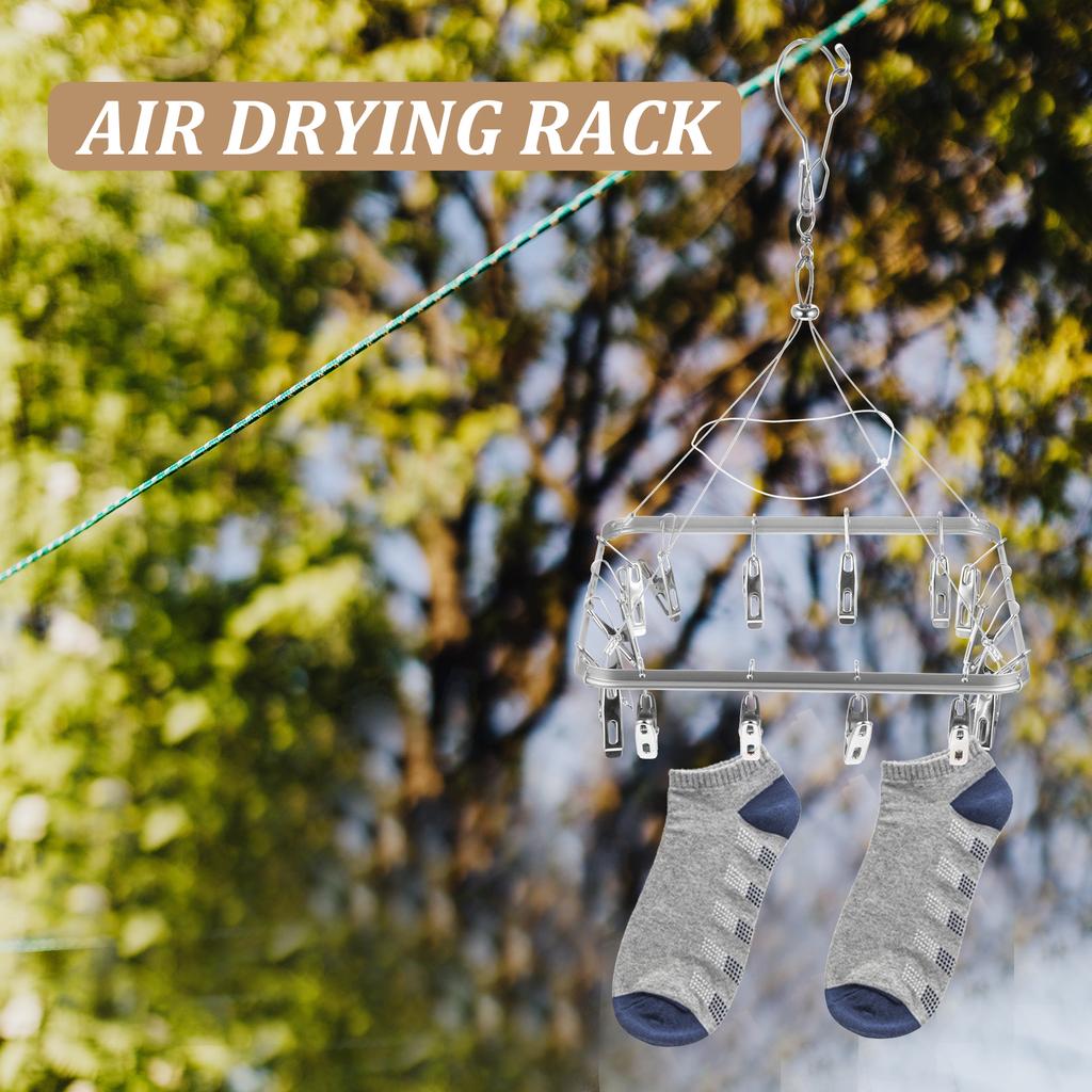 Buy AngelCity0811pc Practical Socks Drying Hook Clothes Drying Hook ...