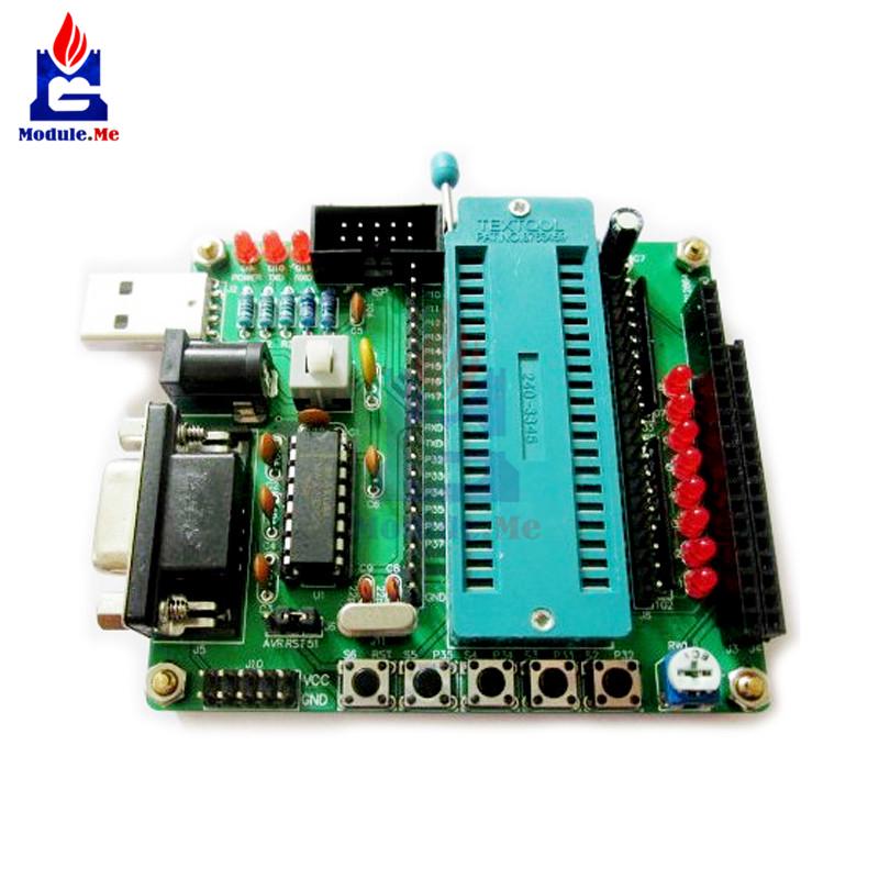 Buy C51 AVR MCU Development Board DIY Learning Board Kit Parts ...