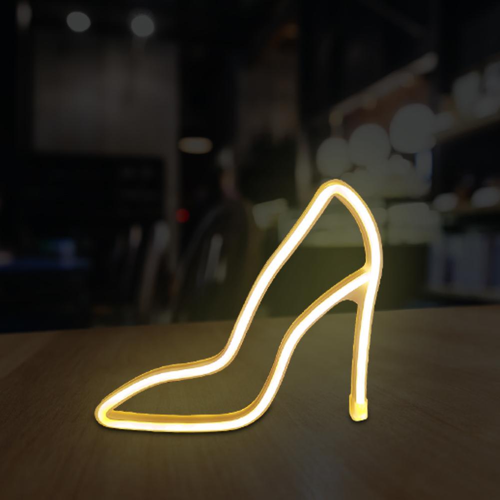 Satın alın LED High Heel Neon Sign Lights Colorful Night Lamps Holiday ...