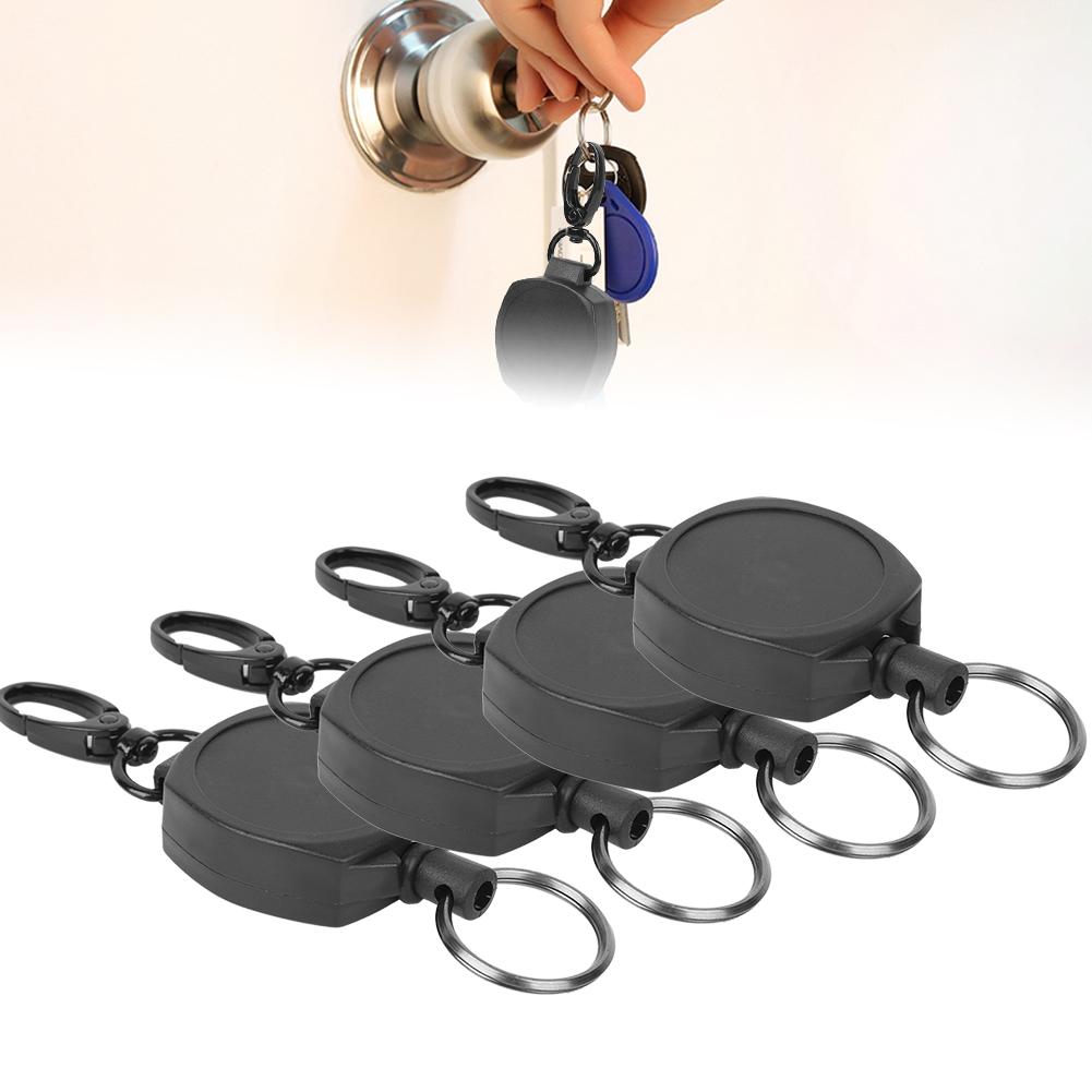 Cheap 4pcs Hiking Camping Anti‑Lost Retractable Key Ring Anti‑Theft ...
