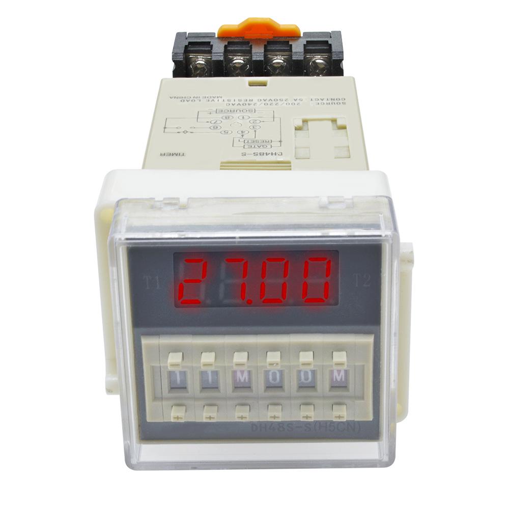 DH48S-S Digital AC 220V Precision Programmable Time Delay Relay With ...