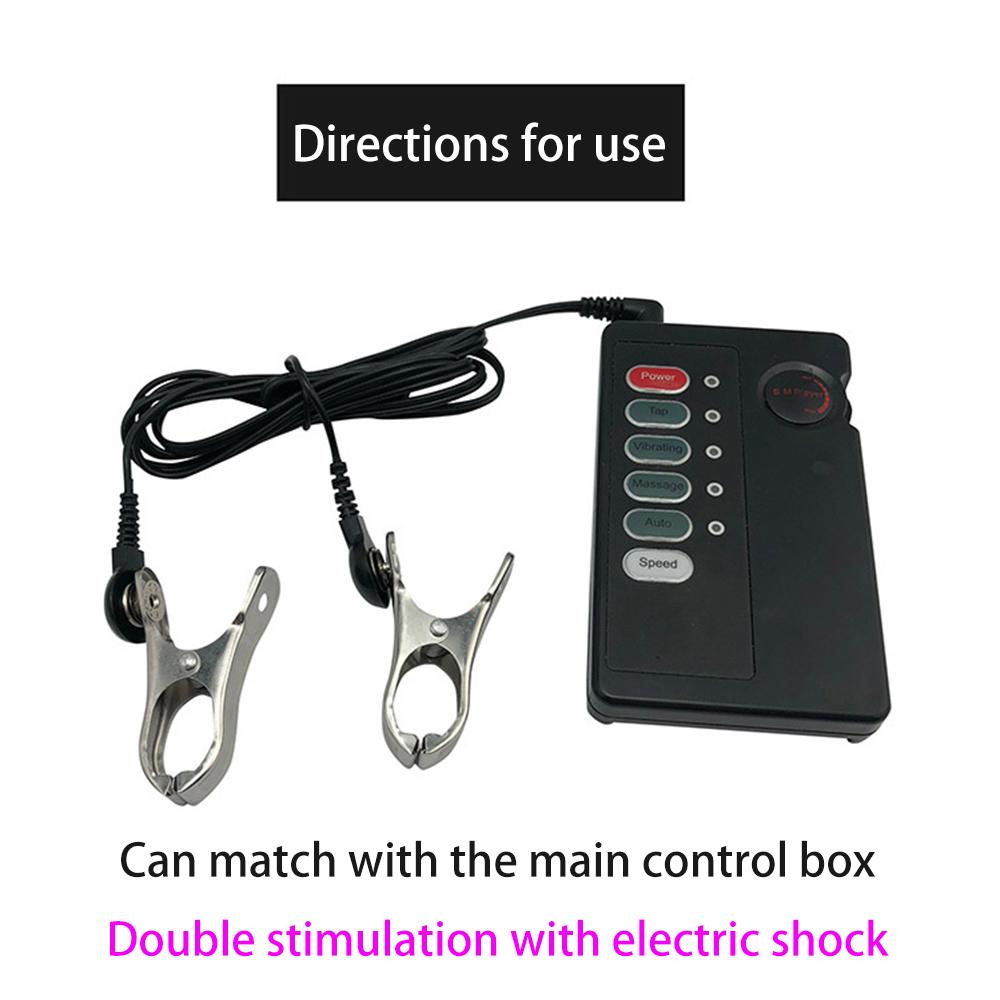 Cheap Electro Shock Nipple Clamps Nipple Stimulation Breast BDSM ...
