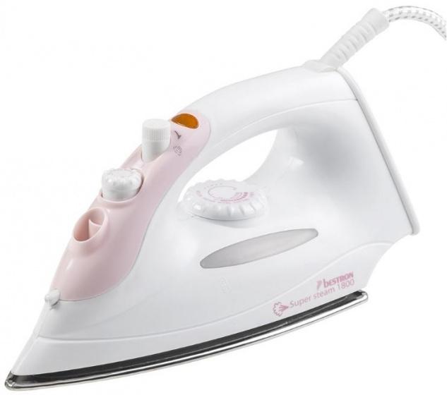 Buy Bestron Steam Iron with Stainless Steel Soleplate, Easy Home, 1800 ...