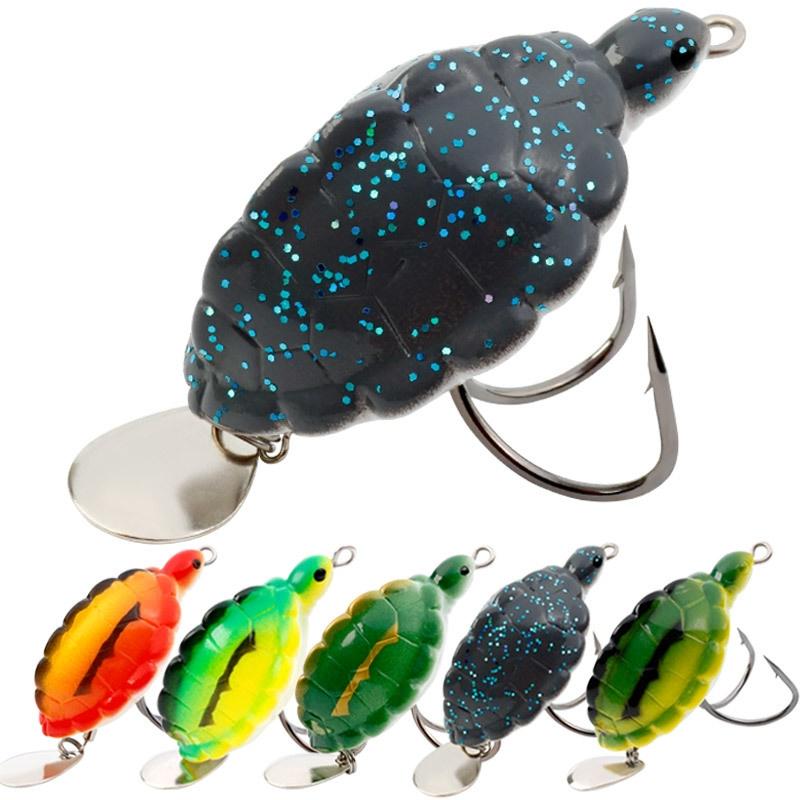 Buy Sougayilang 5pcs Fishing Lures Topwater Spoons Soft Lifelike ...