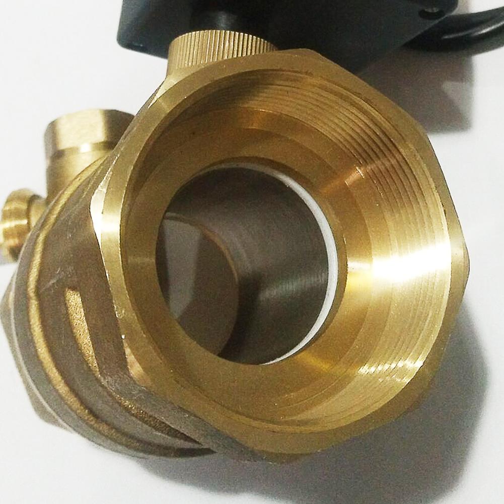 Buy AC220V 3-wire 2-way Control Brass Thread Electric Ball Valve Motorized Ball at affordable ...