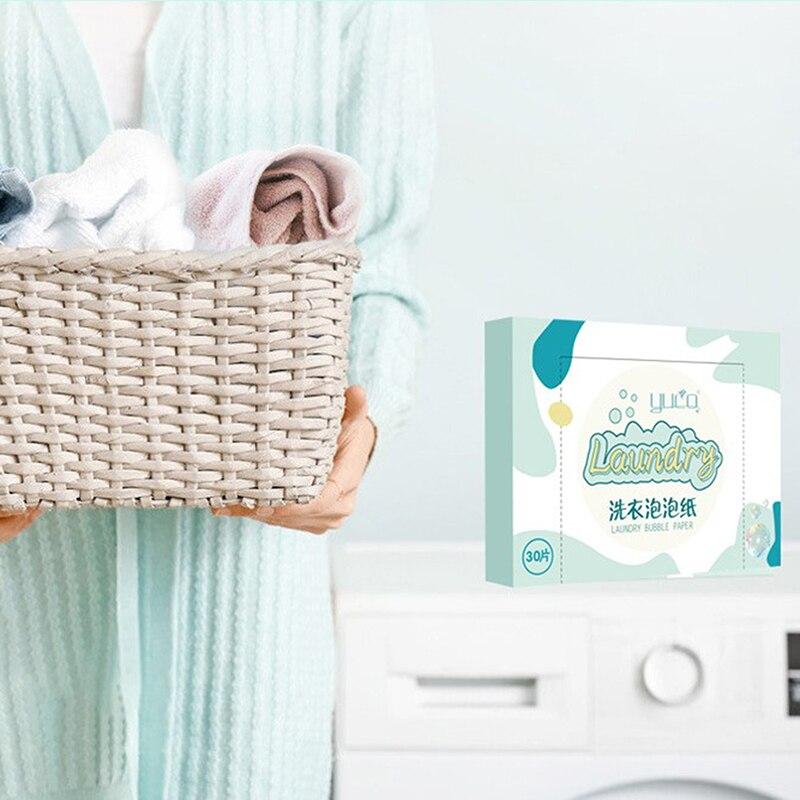 Satın alın 90/60/30Sheets Eco-Friendly Fragrance Cleaning Laundry ...