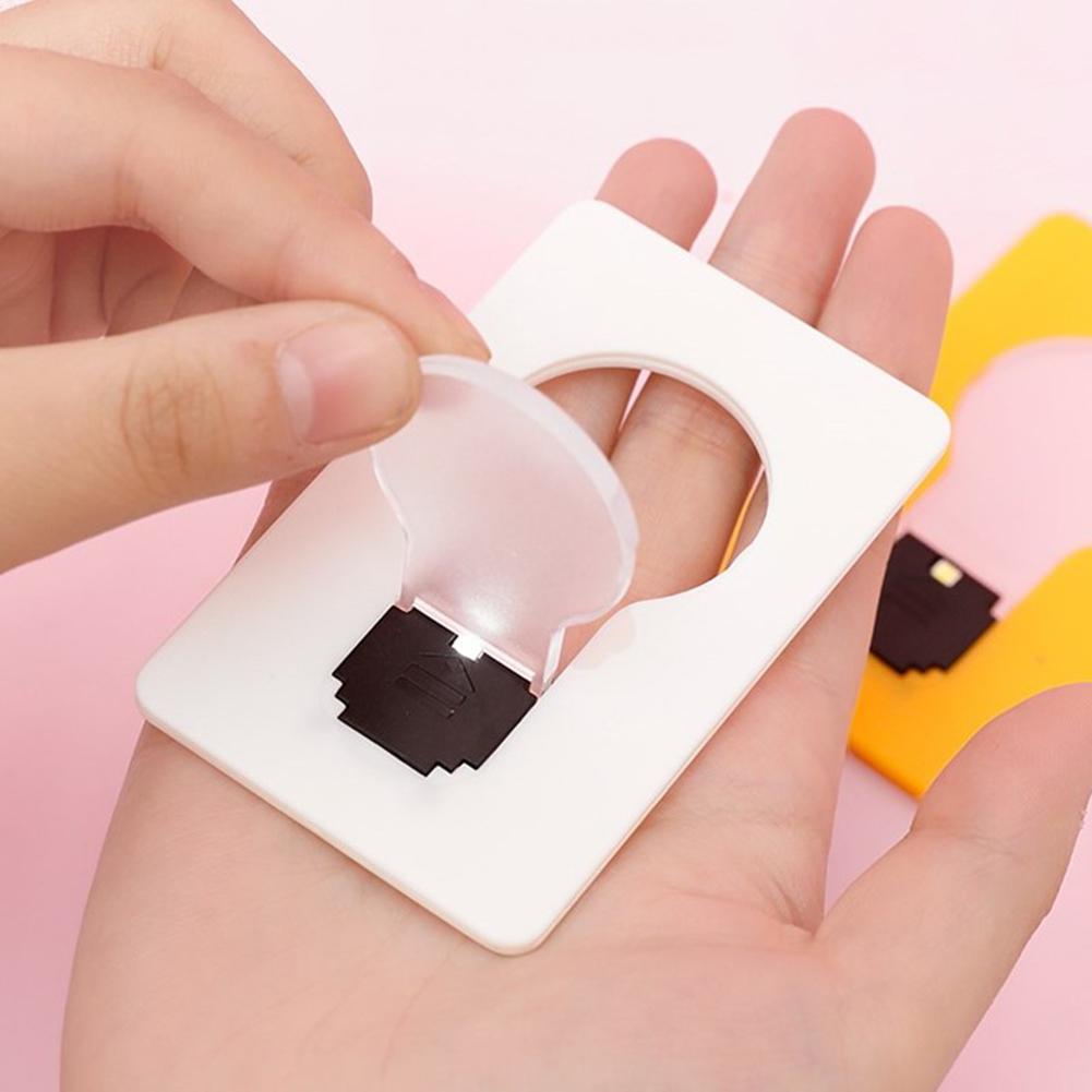 Buy Mini Portable Night Light Pocket Wallet Purse Foldable LED Card ...