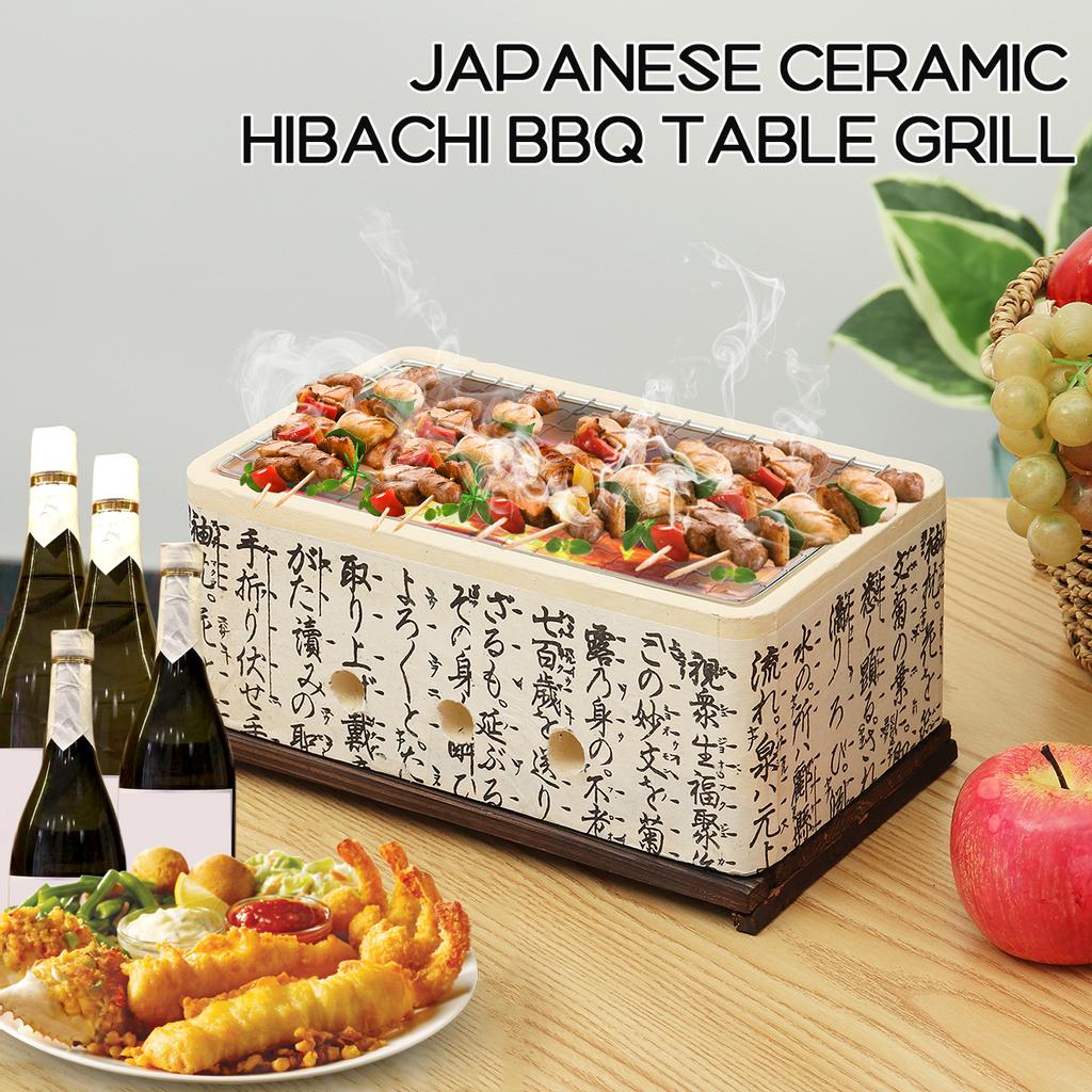 Buy Japanese Korean Ceramic Hibachi BBQ Table Grill Yakitori Barbecue ...